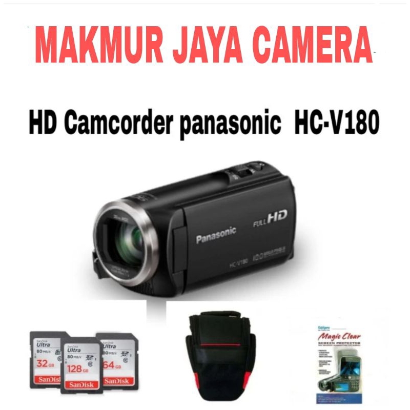 Jual HANDYCAM PANASONIC HC-V180 | Shopee Indonesia