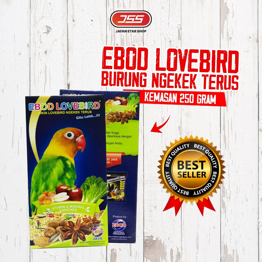Jual Ebod Lovebird Pakan Burung Harian Lovebird Kemasan Dus | Shopee Indonesia