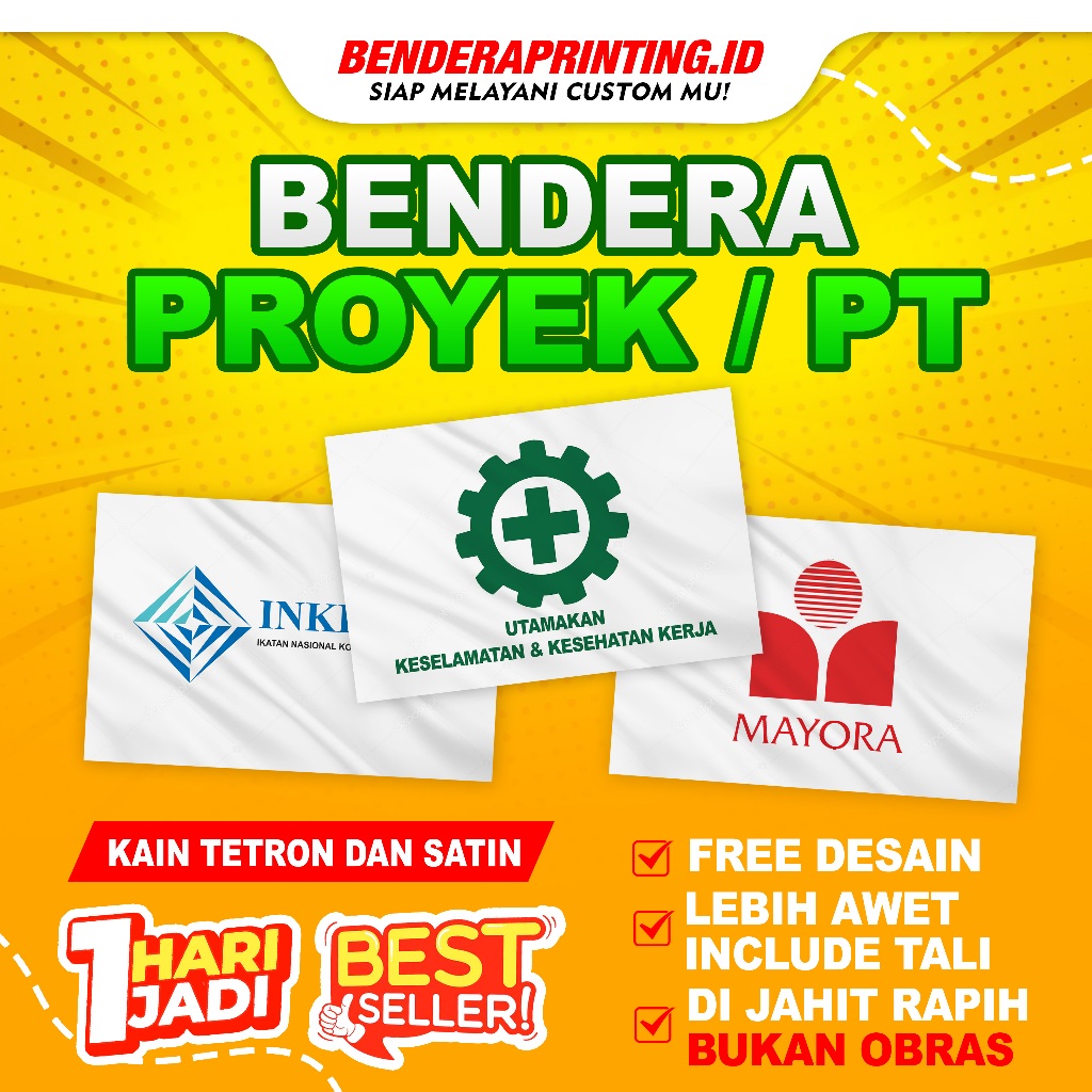 Jual BENDERA CUSTOM PRINTING PROYEK INTANSI PT | Shopee Indonesia