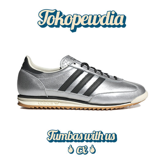 Jual Adidas SL 72 OG Silver Metallic Core Black Off White (JH6363 ...
