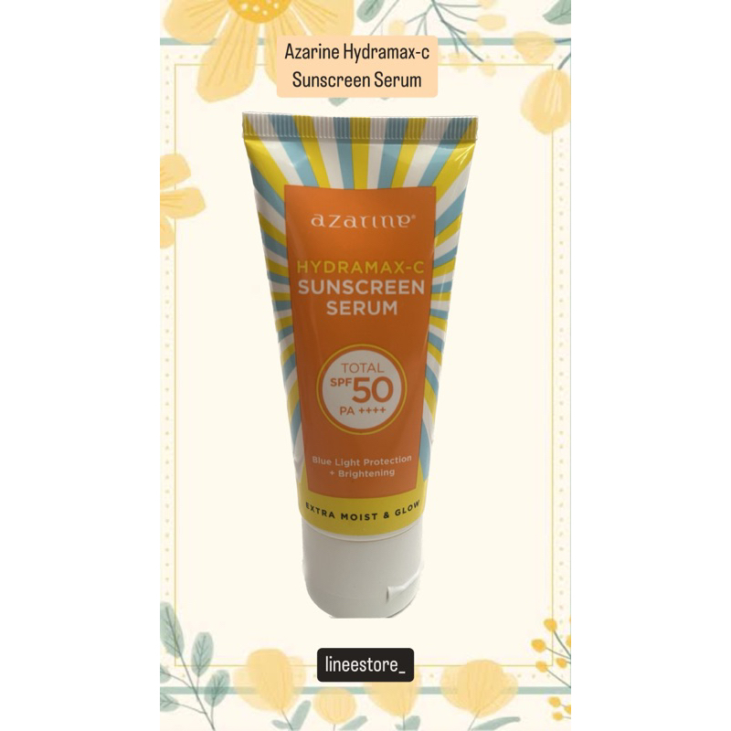 Jual Azarine Hydramax-C Sunscreen Serum SPF50 PA++++ 40ml | Shopee ...