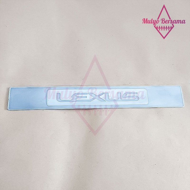 Jual Plat Logam Silver Logo Lexus Plat Lexus Silver Logam Stainless ...