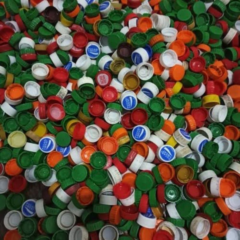 Jual Tutup Botol Bekas Air mineral Bersih Prakarya Kerajinan Tangan DIY ...