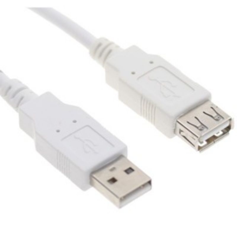 Jual Kabel USB Male to USB Female Extension 1.5M Warna ABU-ABU | Shopee ...