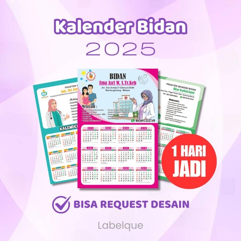 Jual 1 HARI JADI - Cetak Kalender Dinding Custom Foto 2025 Kalender ...