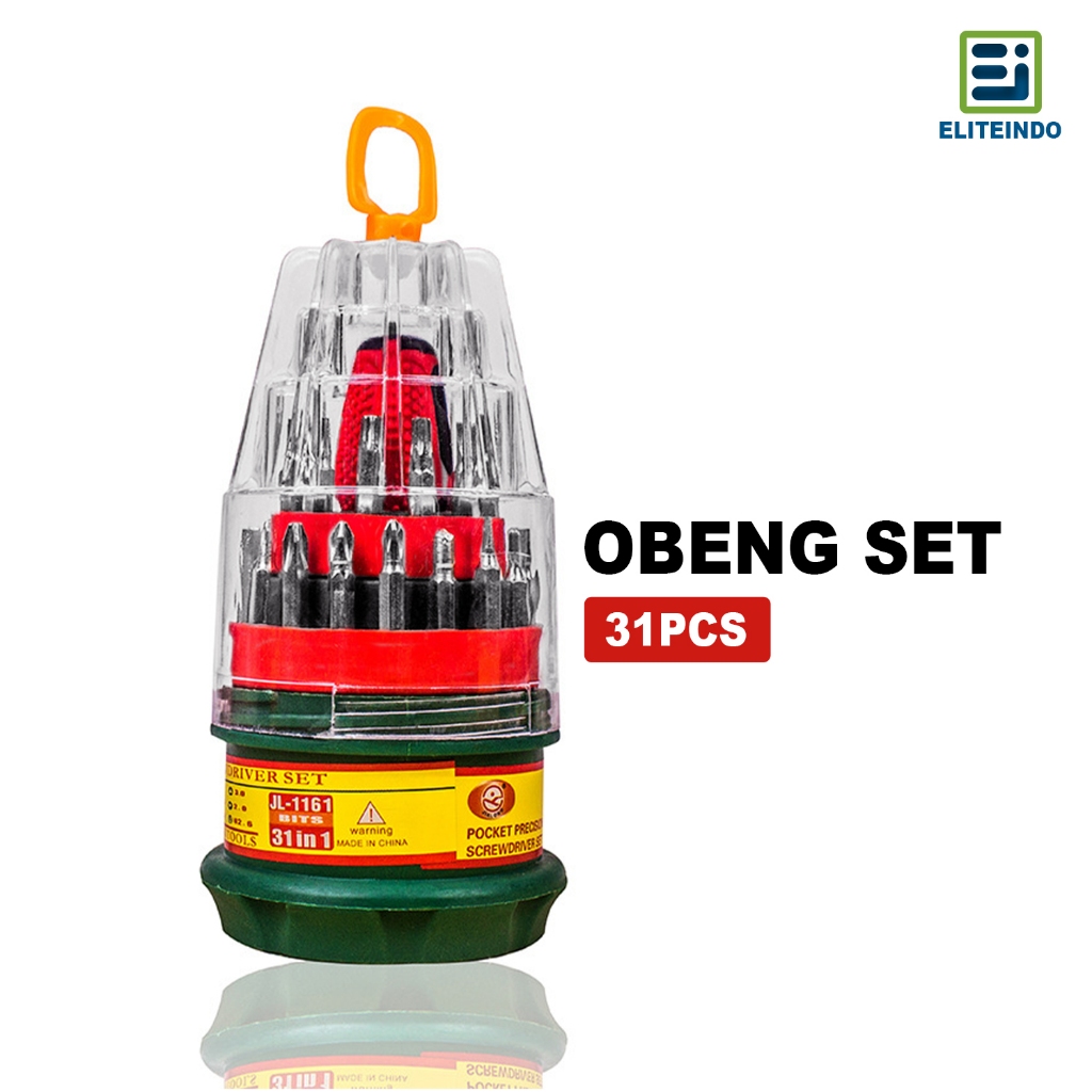 Jual ELITEINDO - Obeng Set 31in1 Alat Service Tool Kit Lengkap Multifungsi Screwdriver Mini ...