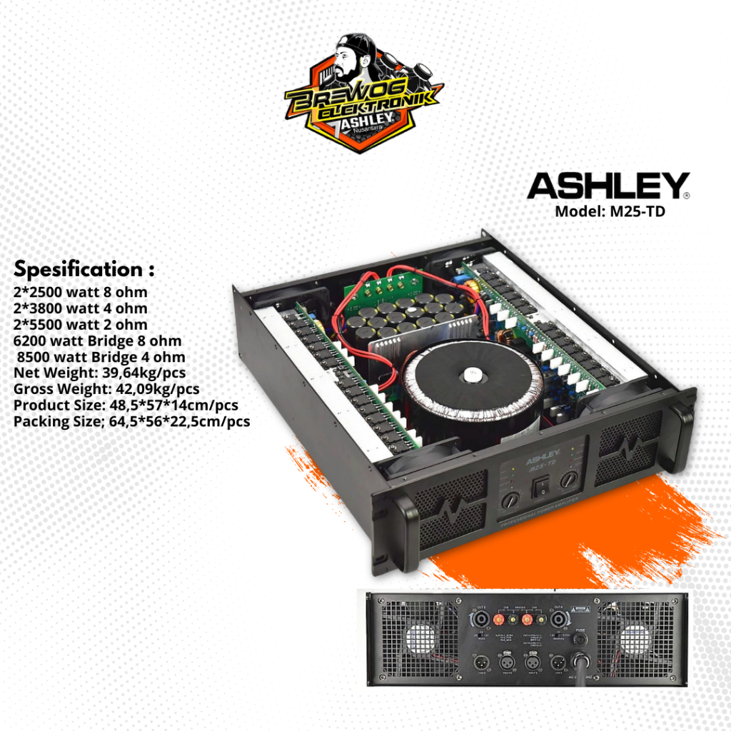 Jual ORIGINAL BREWOG ASHLEY NUSANTARA POWER ASHLEY M25-TD | Shopee ...