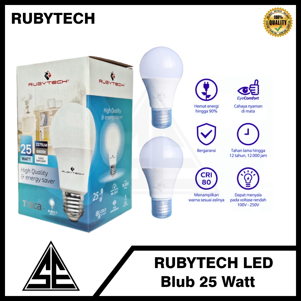 Jual LAMPU LED RUBYTECH 25 Watt | Shopee Indonesia