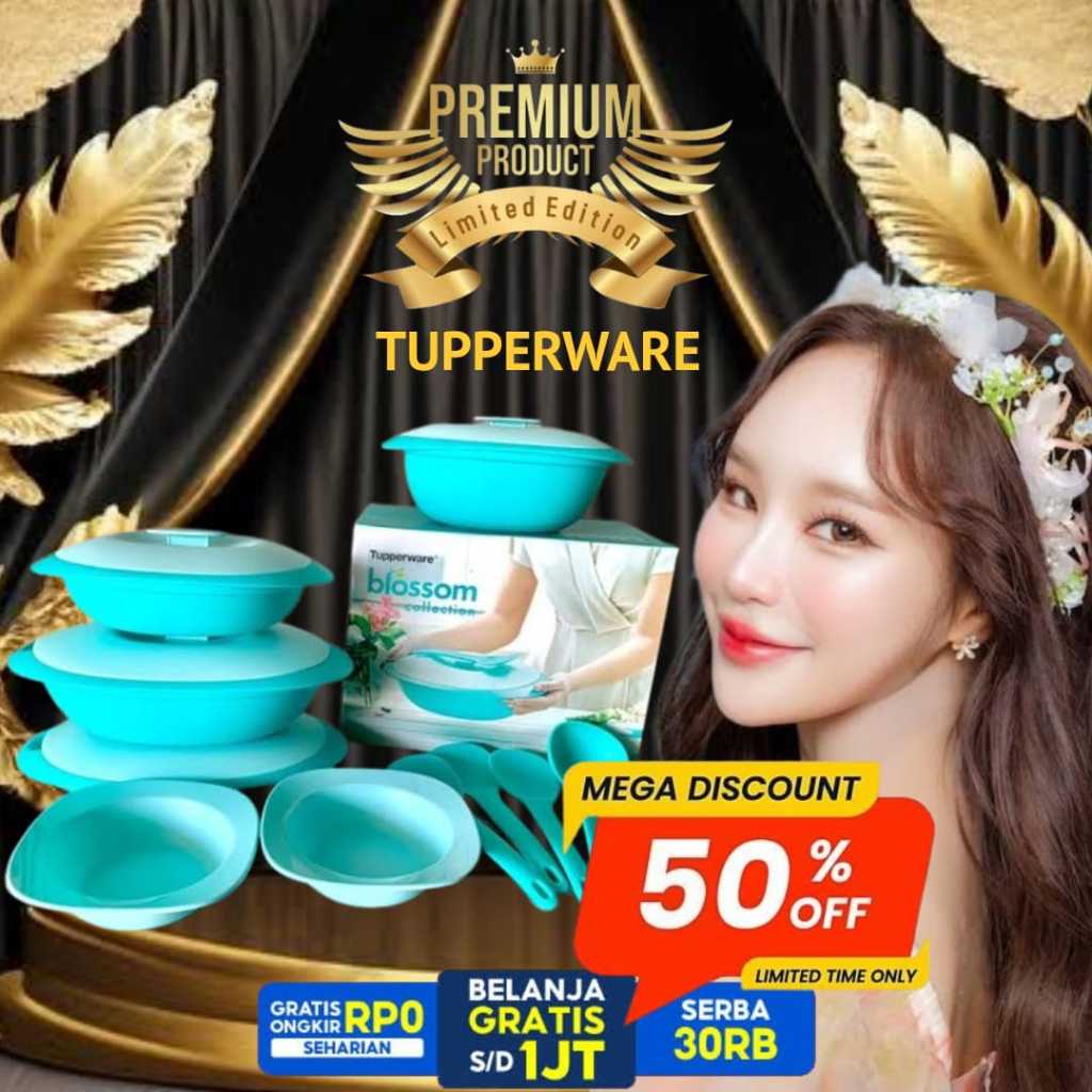 Jual Tupperware Blossom Collection Set Box | Tempat Makanan Set Cantik ...