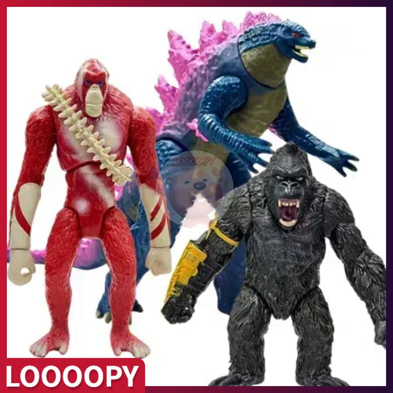 Jual LOOOOPY Action Figure Godzilla Pink Godzilla Vs Kong Star King ...