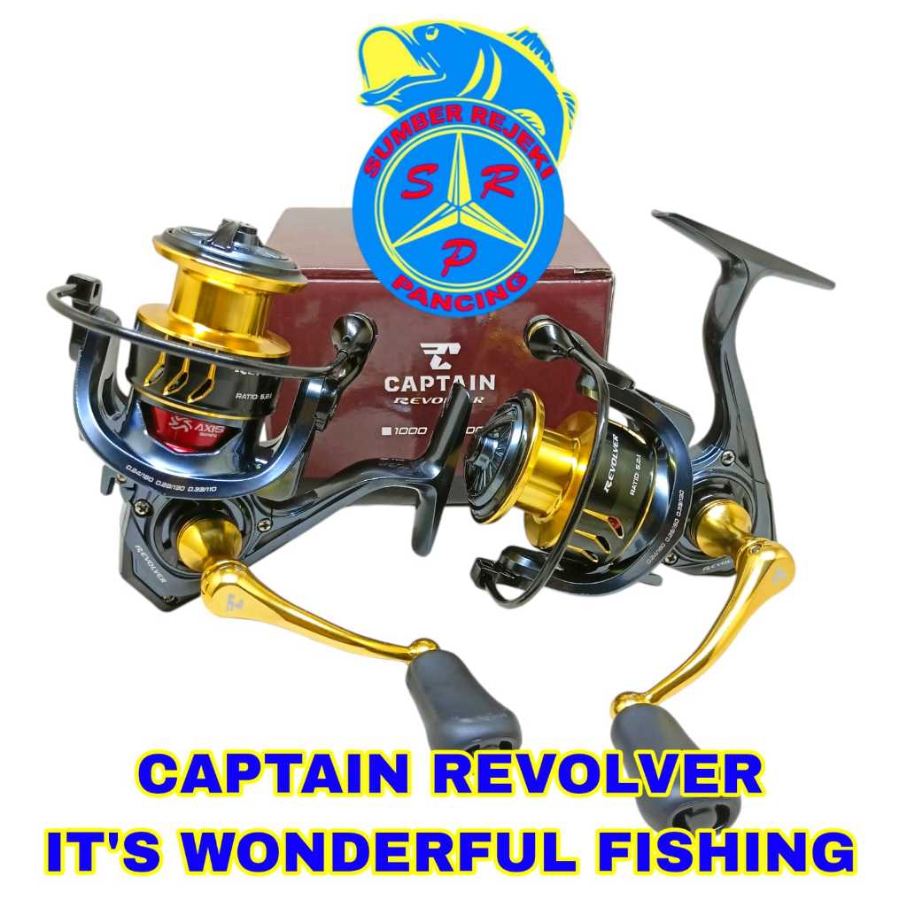 Jual Reel Captain Revolver Power Handle | Shopee Indonesia