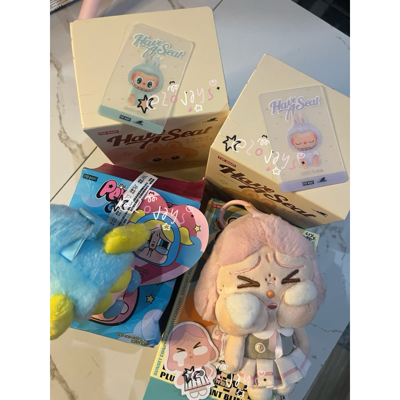 Jual LABUBU HAVE A SEAT V2 QUQU ZIZI CRYBABY SUNSET CONCERT PINK GREY ...