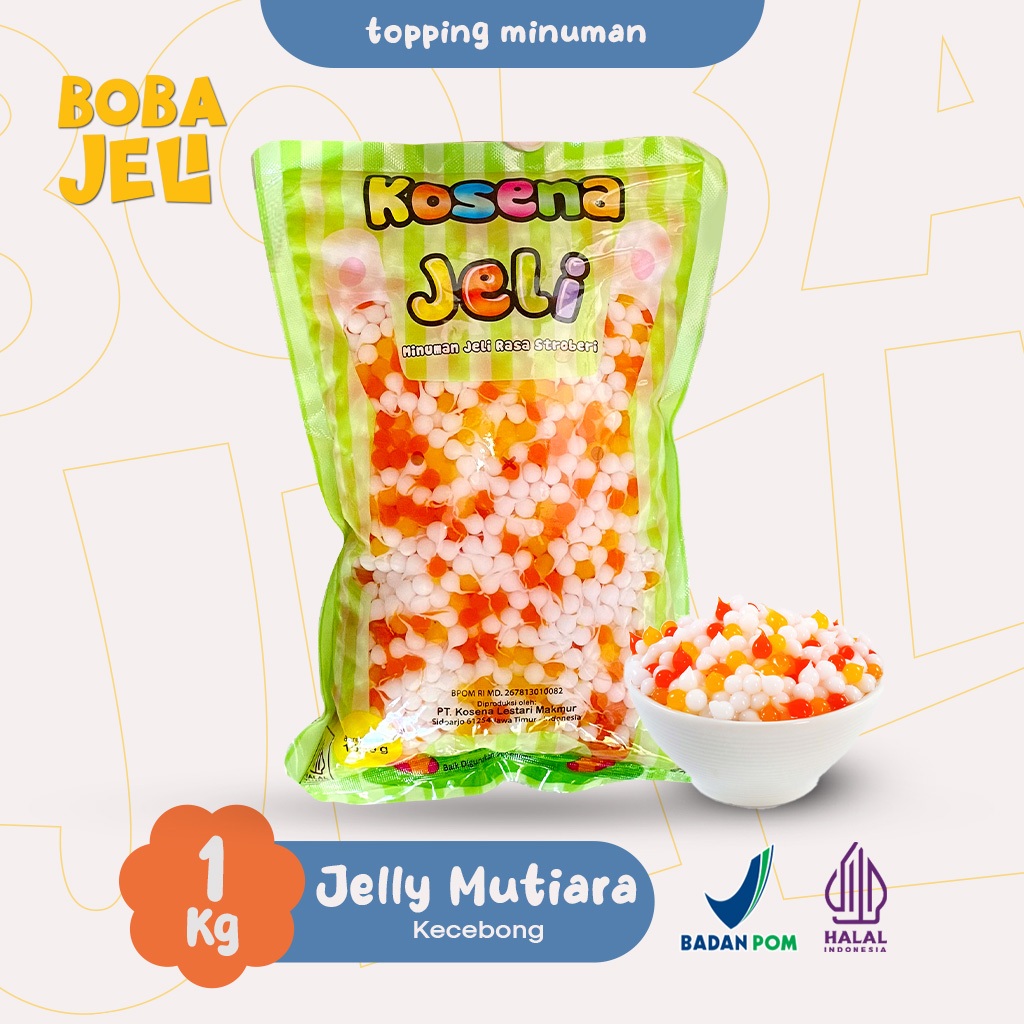 Jual Jelly Mutiara Kecebong Kosena 1kg | Shopee Indonesia