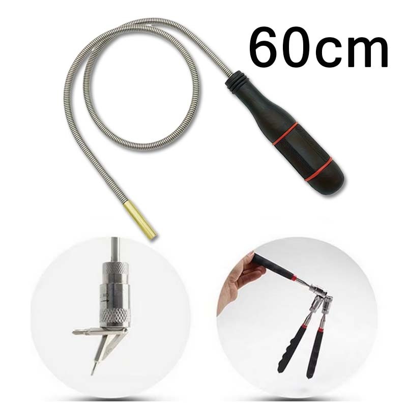 Jual 60cm Tongkat Magnet Pengambil Barang Flexible Panjang Stick Magnet ...