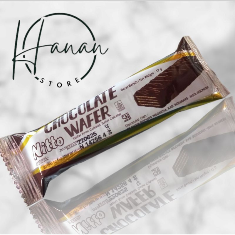 Jual Nitto chocolate wafer 17gr | Shopee Indonesia