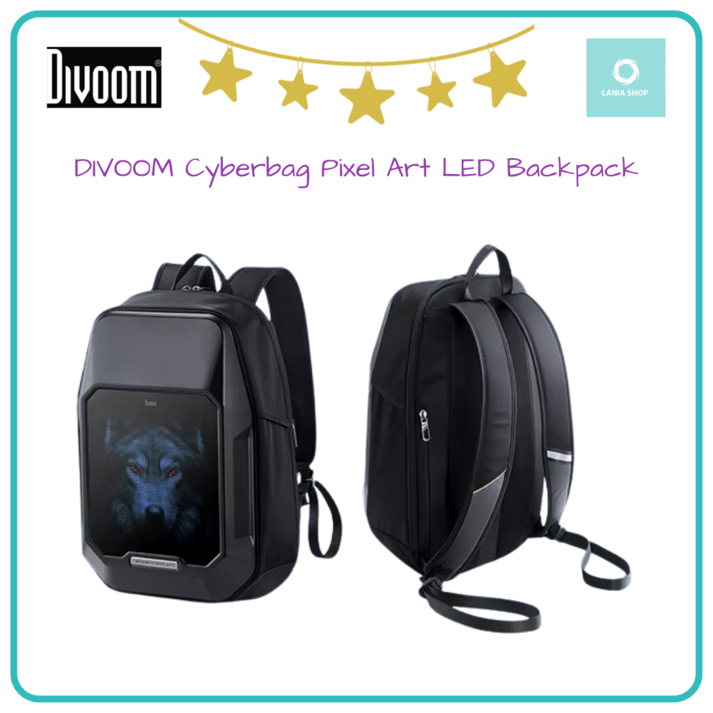 Jual Cyberbag Pixel Art LED Backpack - Tas Ransel dengan LED Pixel Art ...