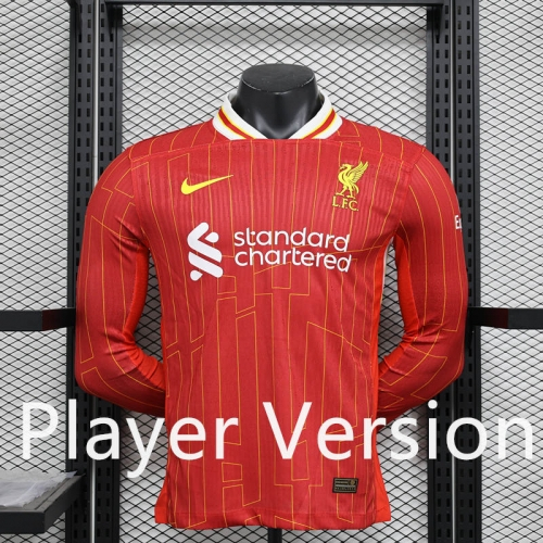 Jual Jersey Bola Liverpool LFC Home Player Issue Long Sleeve LS lengan ...
