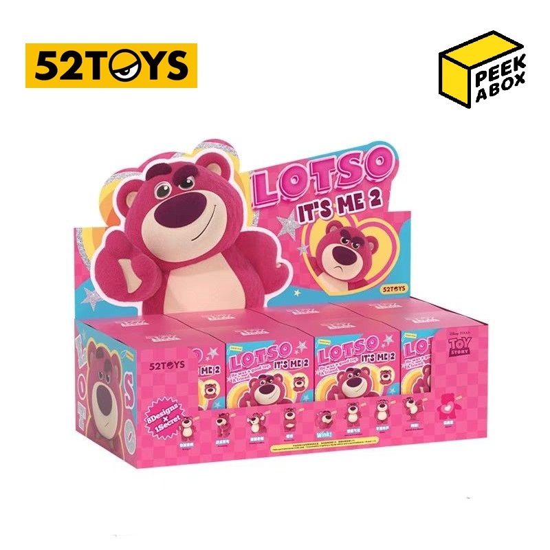 Jual [Peek A Box] 52Toys It's Me 2 Lotso Disney Pixar Toy Story Blind Box Full Set | Shopee ...