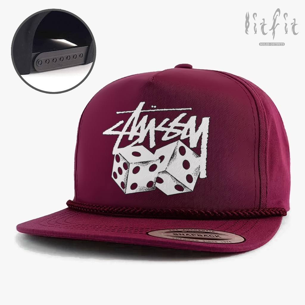 Jual SD1 - Stussy Snapback Baseball Tali /Topi Snapback Pria /Topi ...