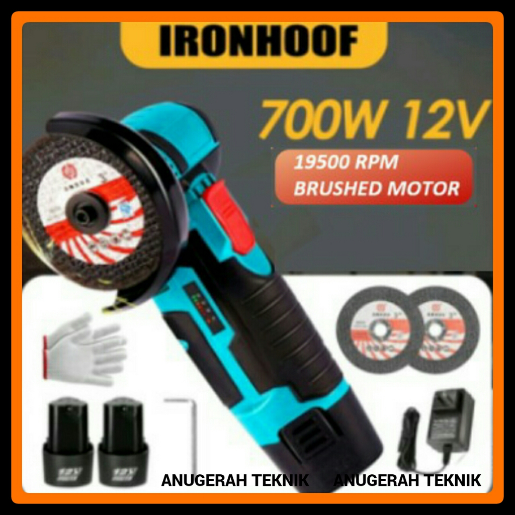Jual Angle Grinder Cordless Mesin Gerinda Tangan Gerinda Listrik Angle ...