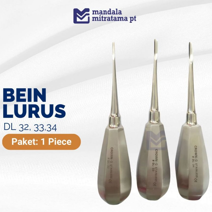Jual Dental Cryer Root Elevator / Bein Lurus / Bein Bengkok/ Crown-G ...
