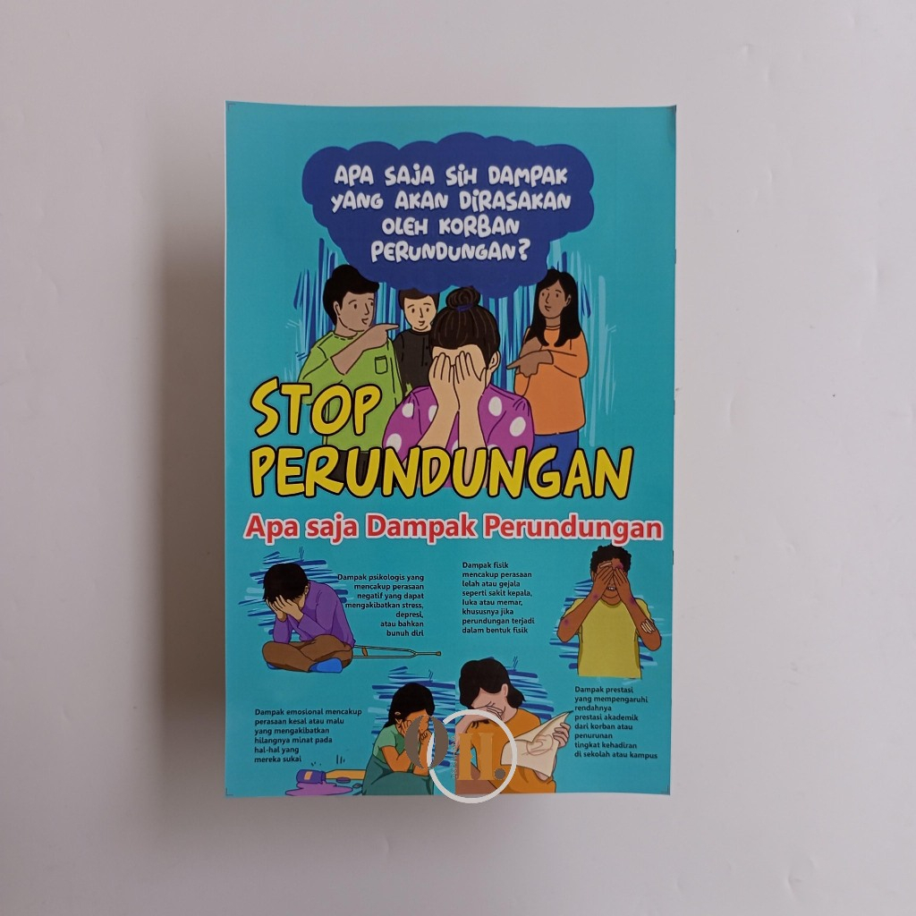 Jual Stiker Stop Perundungan - Dampak Perundungan - Bullying Sekolah ...