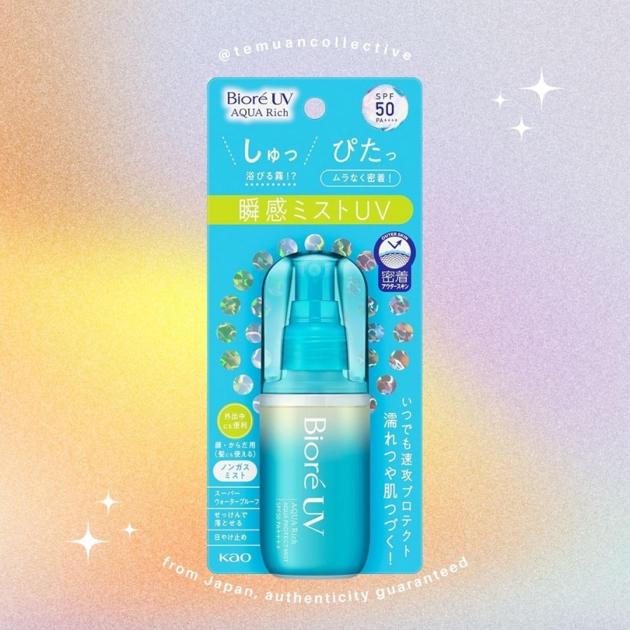 Jual BIORE Japan UV Aquarich Aqua Protect Mist 60ml - Outdoor Cooling ...