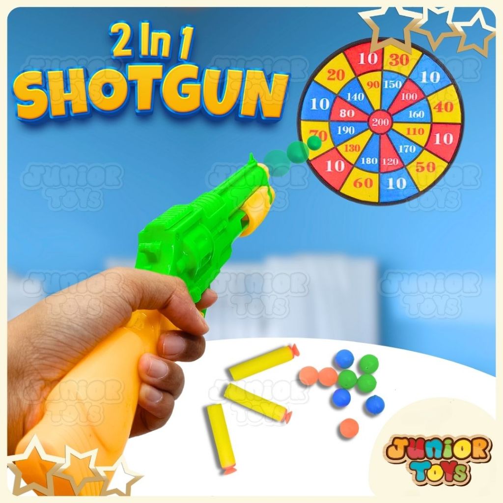 Jual Mainan Pistol Pistolan Karakter Peluru Busa Bola Mainan Anak ...