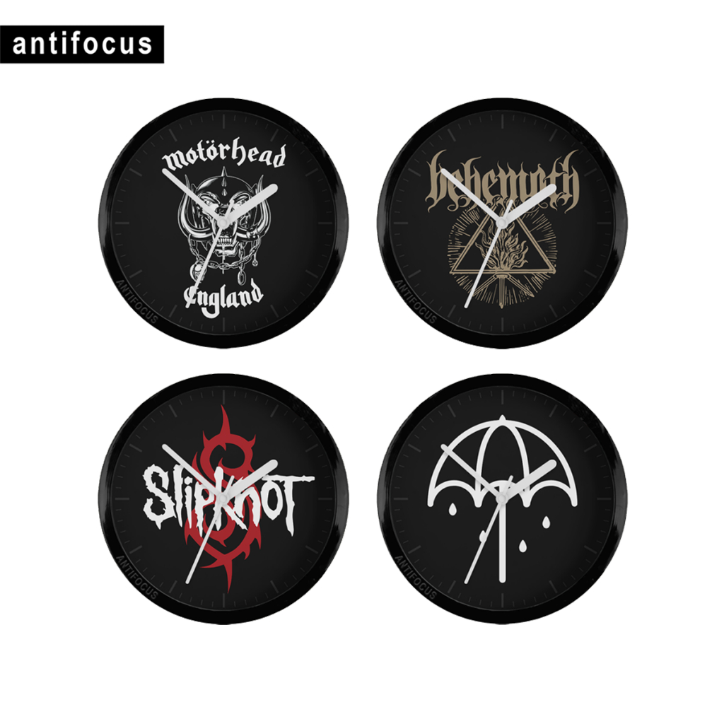Jual Jam Dinding Aesthetic Logo Band Pop Punk Rock Metal Kpop Distro ...