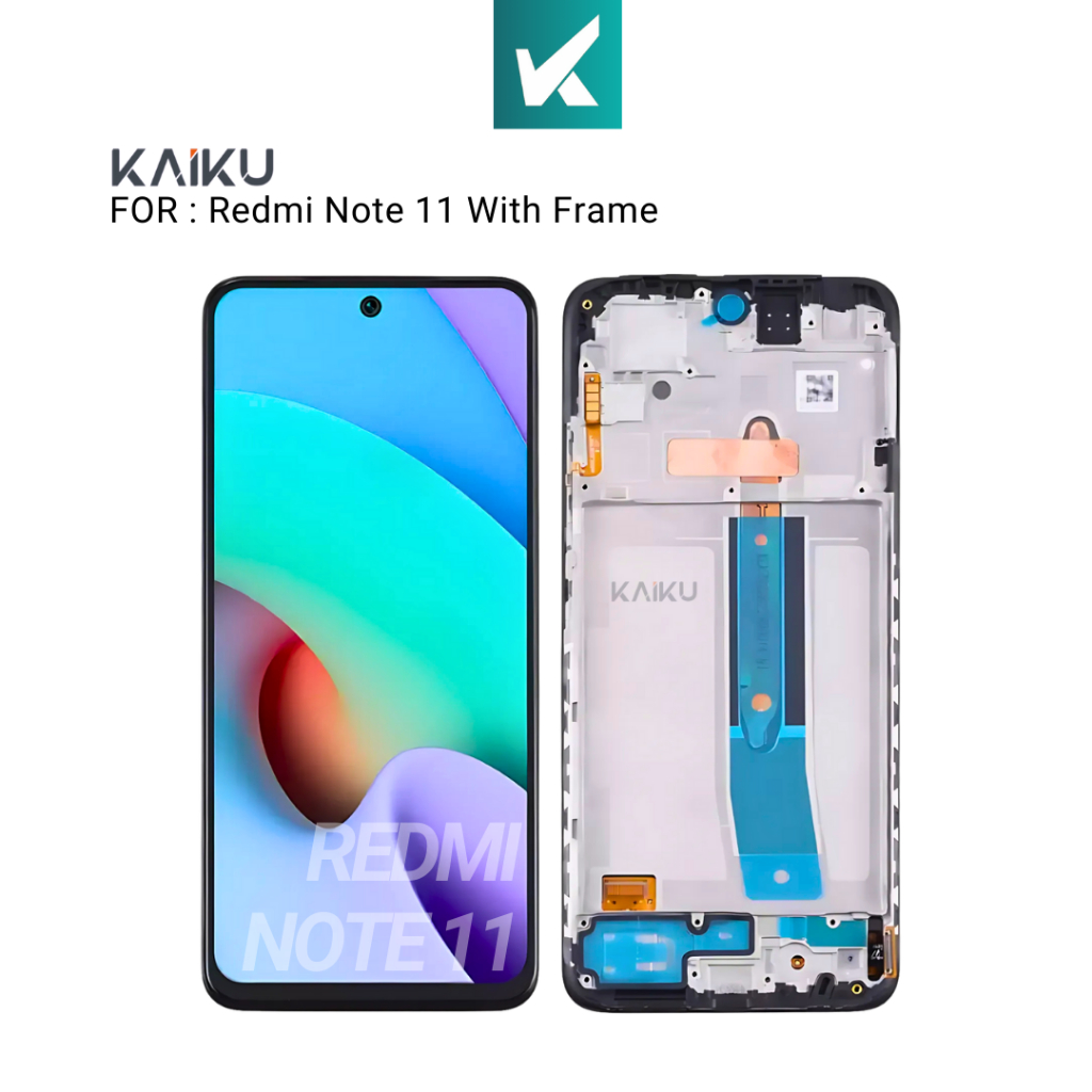 Jual KAIKU Lcd Xiaomi Redmi Note 11 4G with Frame Touchscreen | Shopee ...