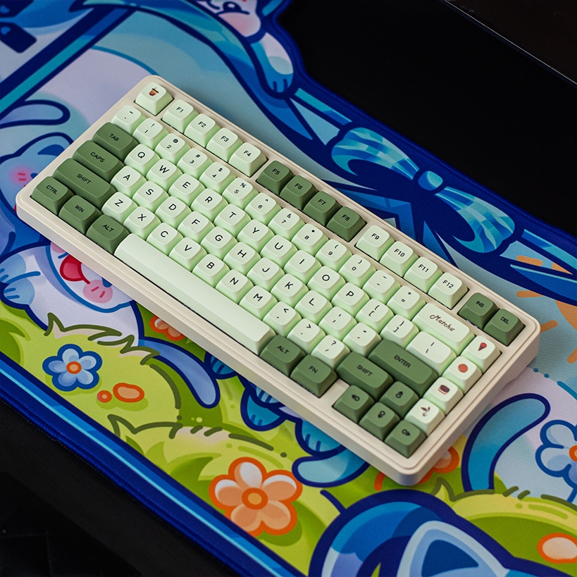 Jual Keycaps Matcha XDA Profile Keycap Hijau Green For Mechanical ...