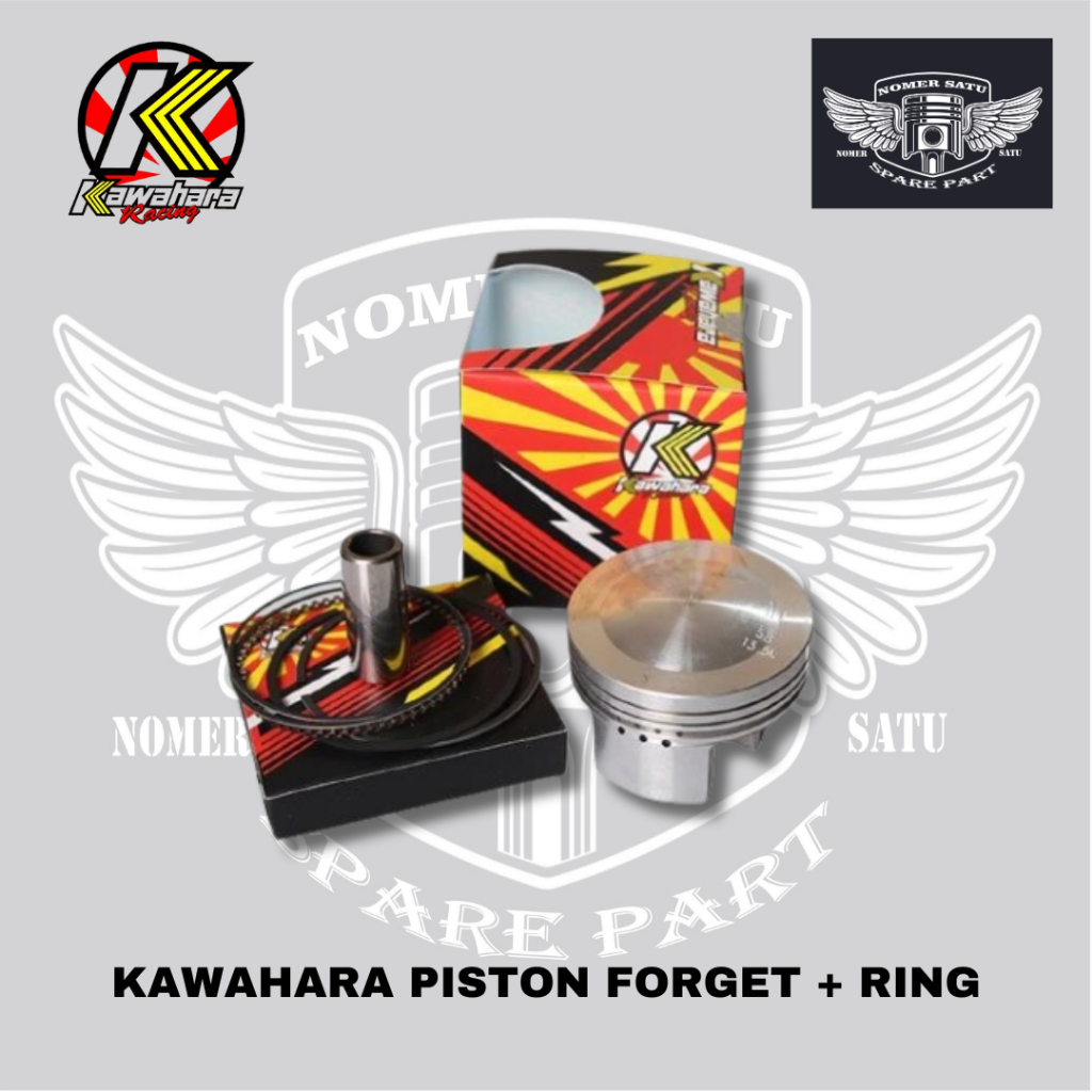 Jual KAWAHARA RACING SEKER SEHER PISTON FORGED KIT SET RING UKURAN 58 51.25 66 PIN 15 16 13 ...