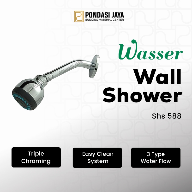 Jual WASSER - Wall Shower Wasser Shs 588 | Shopee Indonesia