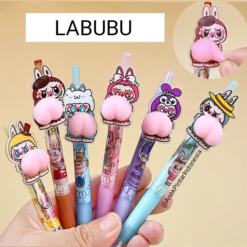 Jual LABUBU SQUISHY BUTT PEN [ 8247 ] | Shopee Indonesia