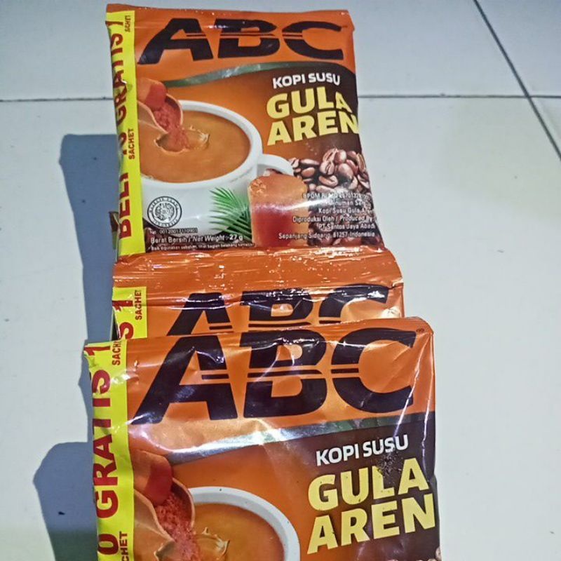 Jual KOPI ABC GULA AREN ISI 10 SASET | Shopee Indonesia