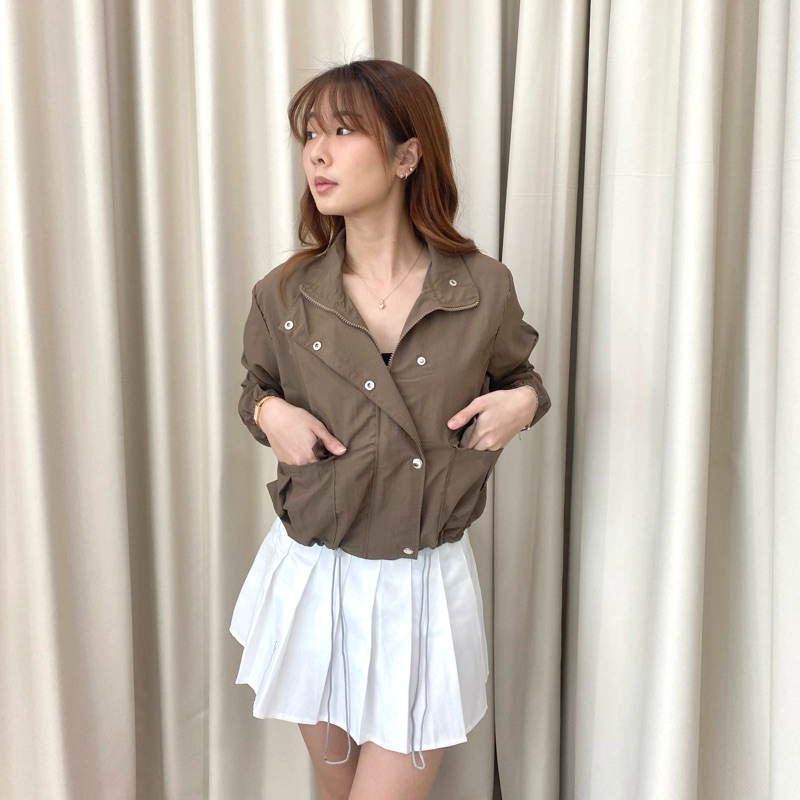 Jual AVE 012 - Mithel Outer Jacket Parachute | Atasan Crop Jaket ...