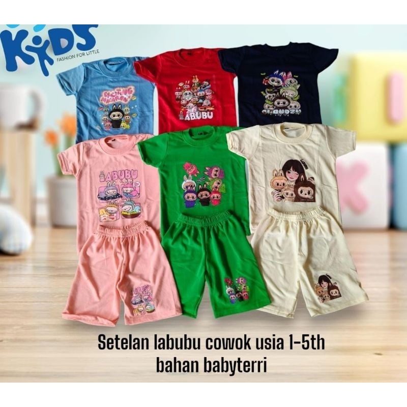 Jual Set labubu anak cowok Usia 1-5 tahun | Shopee Indonesia