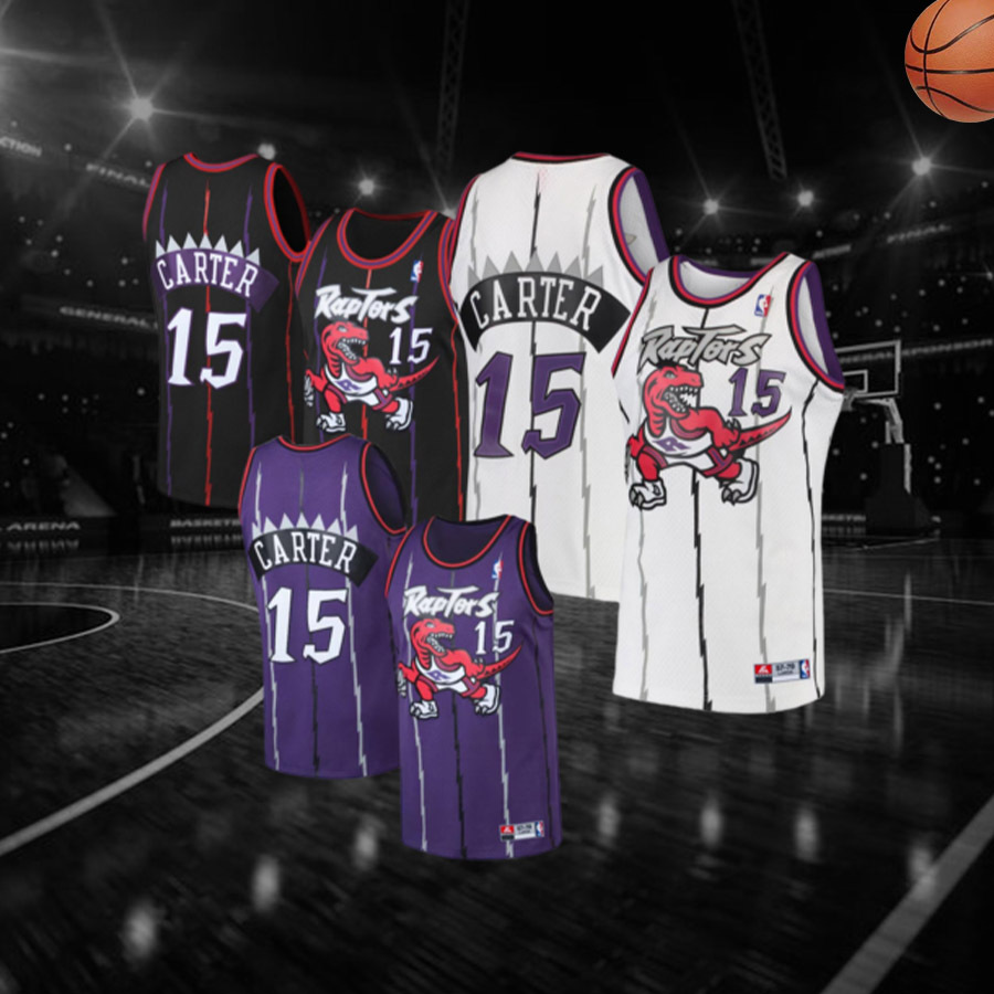 Jual JERSEY BASKET NBA CARTER #15 RAPTORS | Shopee Indonesia