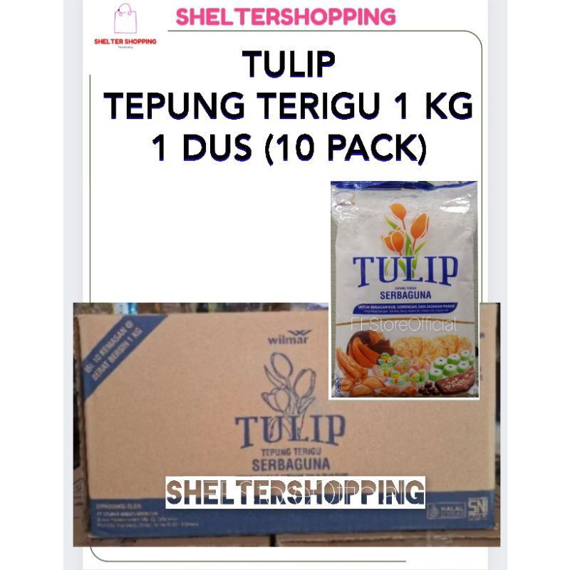Jual (INSTANT) TULIP Tepung Terigu 1 KG (1 Dus) | Shopee Indonesia