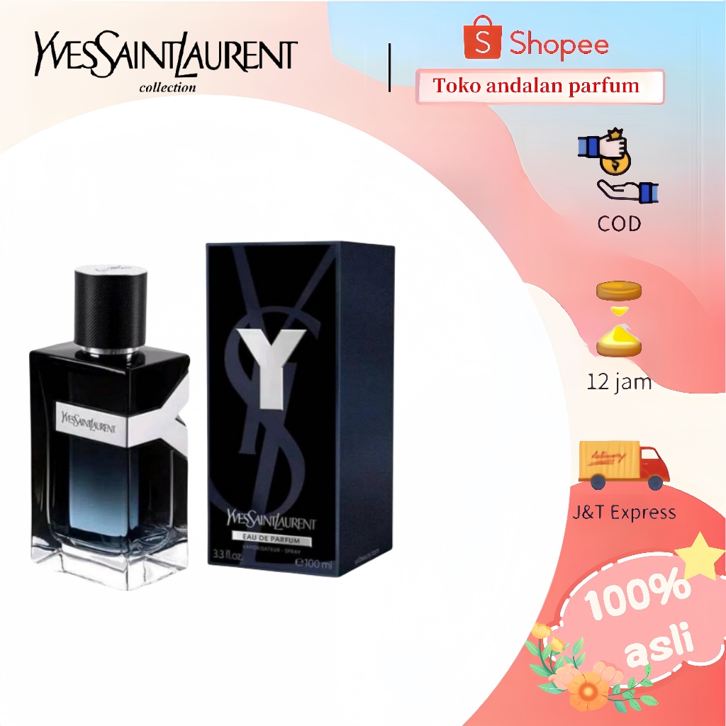 Jual [ 100% Original]YSL Yves Saint Laurent Y Eau De Parfum Y LE Parfum ...