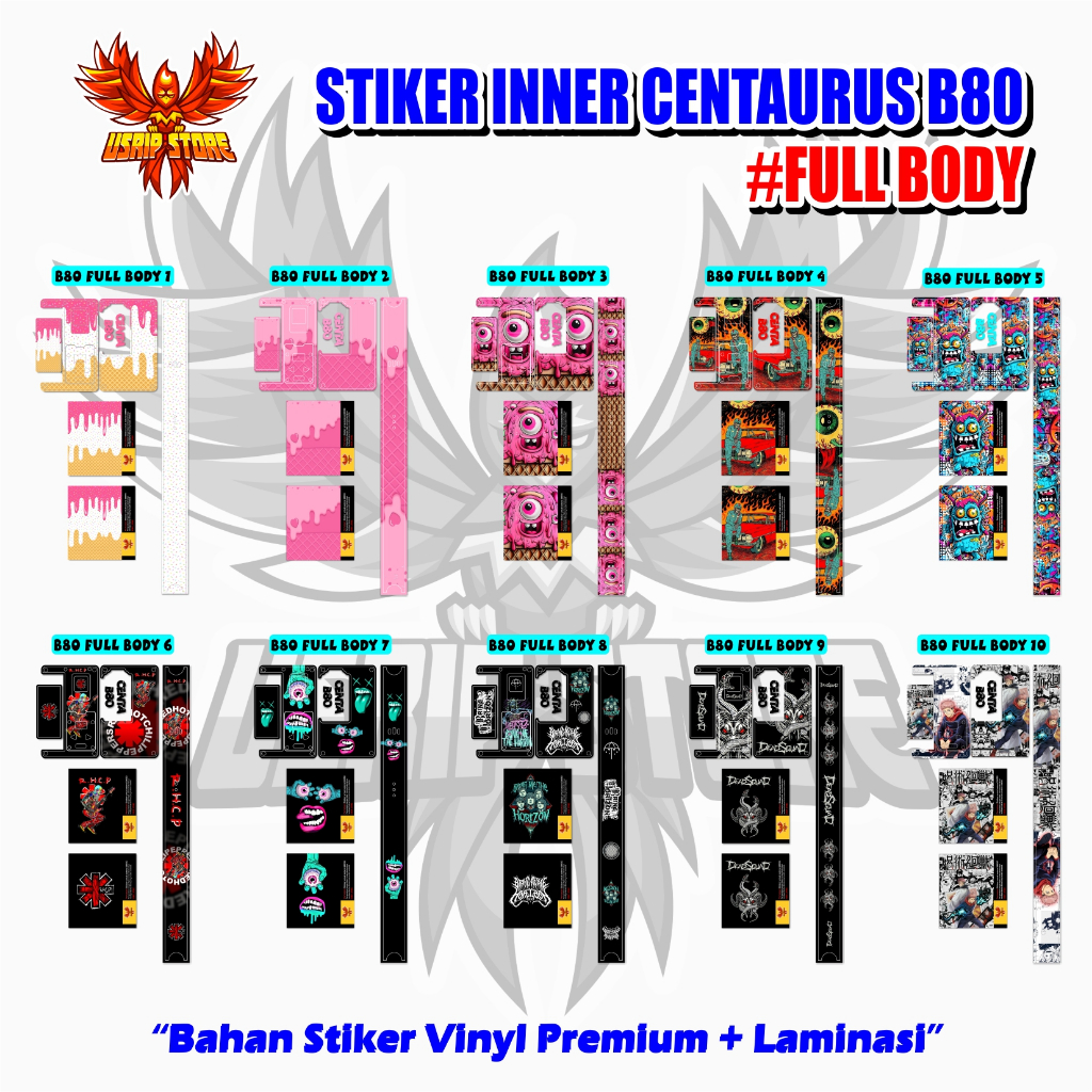 Jual STIKER CENTAB80 FULLBODY 2 | Shopee Indonesia