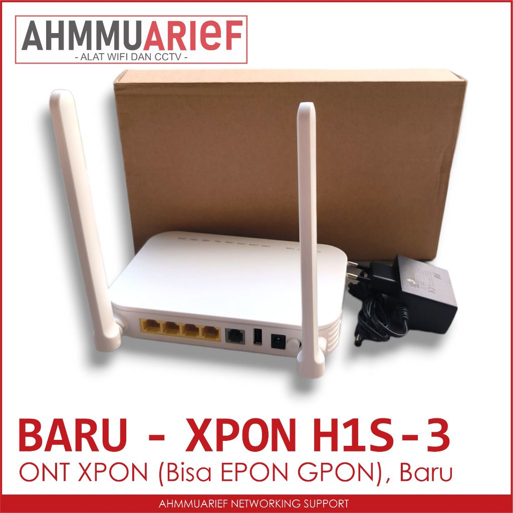 Jual BARU - ONT ONU MODEM XPON H1S-3 H1S BISA EPON DAN GPON WIFI ...