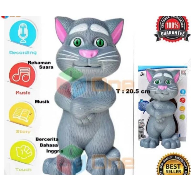 Jual TALKING TOM - mainan tomcat talking tom singing cat beryanyi ...
