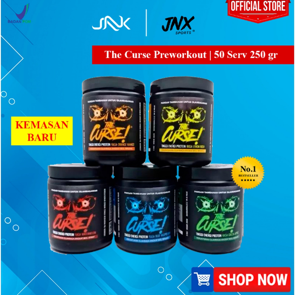Jual Cobra Labs The Curse 50 Serving | Jnx Sport Pre Workout Power Fokus Endurance Pwo BPOM ...