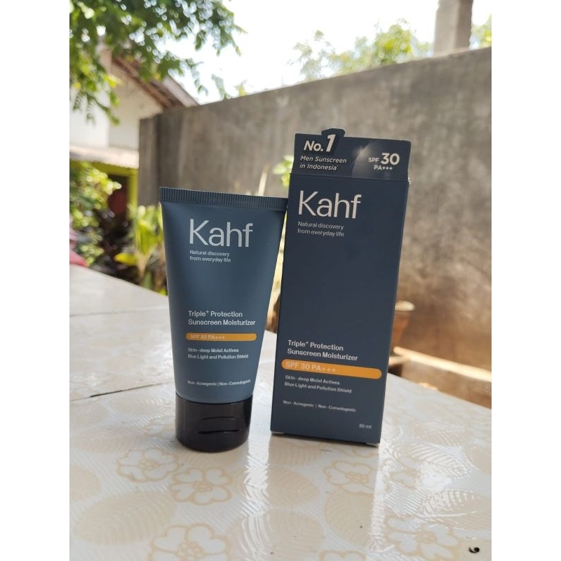 Jual Kahf Triple+ Protection Sunscreen moisturizer SPF 30 pa ...