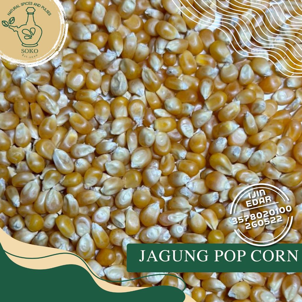 Jual Jagung Popcorn/Jagung Brondong Packing Vacuum/ Kualitas Import USA ...