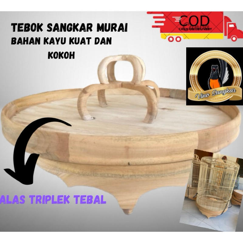Jual tebok kayu sangkar murai D55 D58 D60/no 1,2,3 | Shopee Indonesia