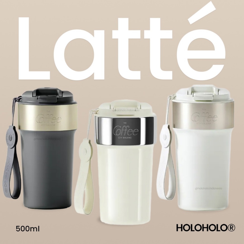 Jual Pre-Order HOLOHOLO Latte Tumbler SUS316L Insulated 500ML | Shopee ...