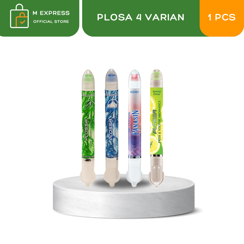Jual MEGAMART | Plossa / Plosa minyak angin roll on inhaler untuk sakit ...