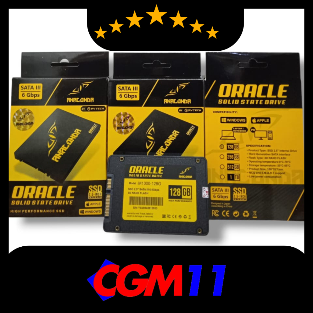Jual SSD Anaconda ORACLE 128GB / 256GB / 512GB / 1TB Sata 2.5" Original ...